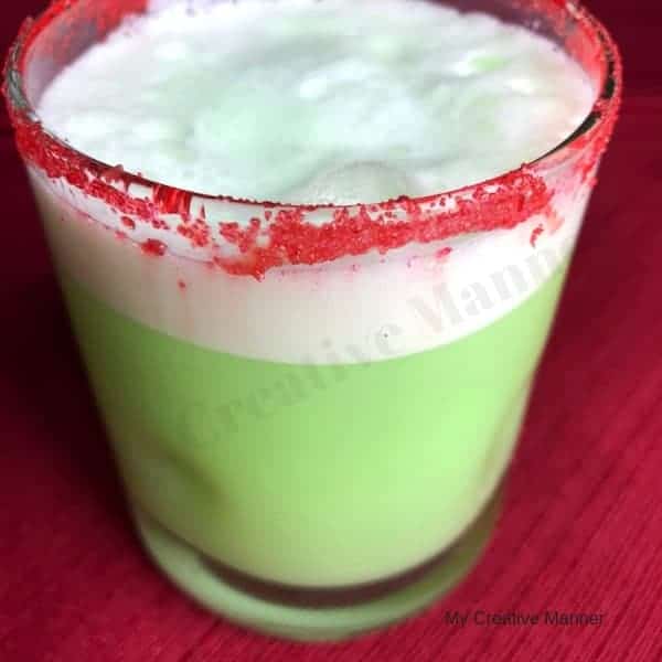 How to make an easy non alcoholic Grinch Punch for kids
