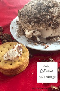 How to make an easy Garlic Cheese Ball coated in Pecans