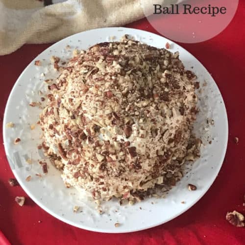 How to make an easy Garlic Cheese Ball coated in Pecans