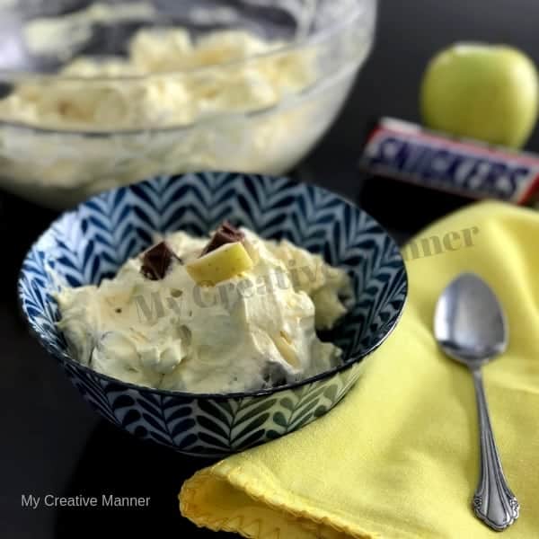 Snicker's Apple Salad - A Jello Salad Recipe - My Creative Manner