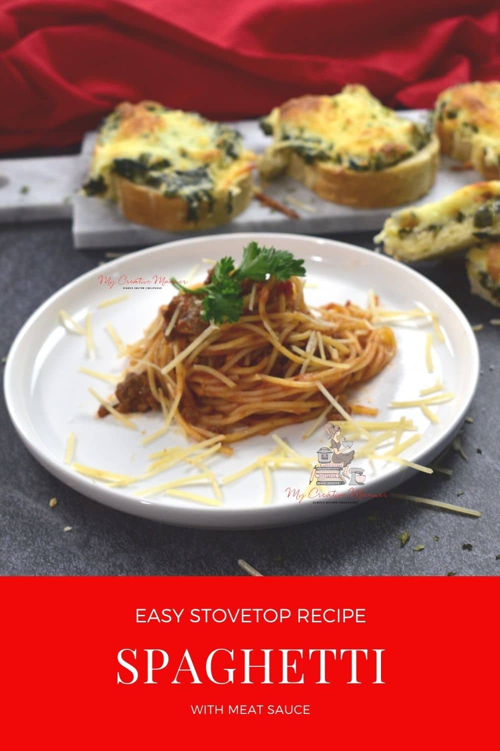 Classic Spaghetti WIth Meat Sauce - My Creative Manner