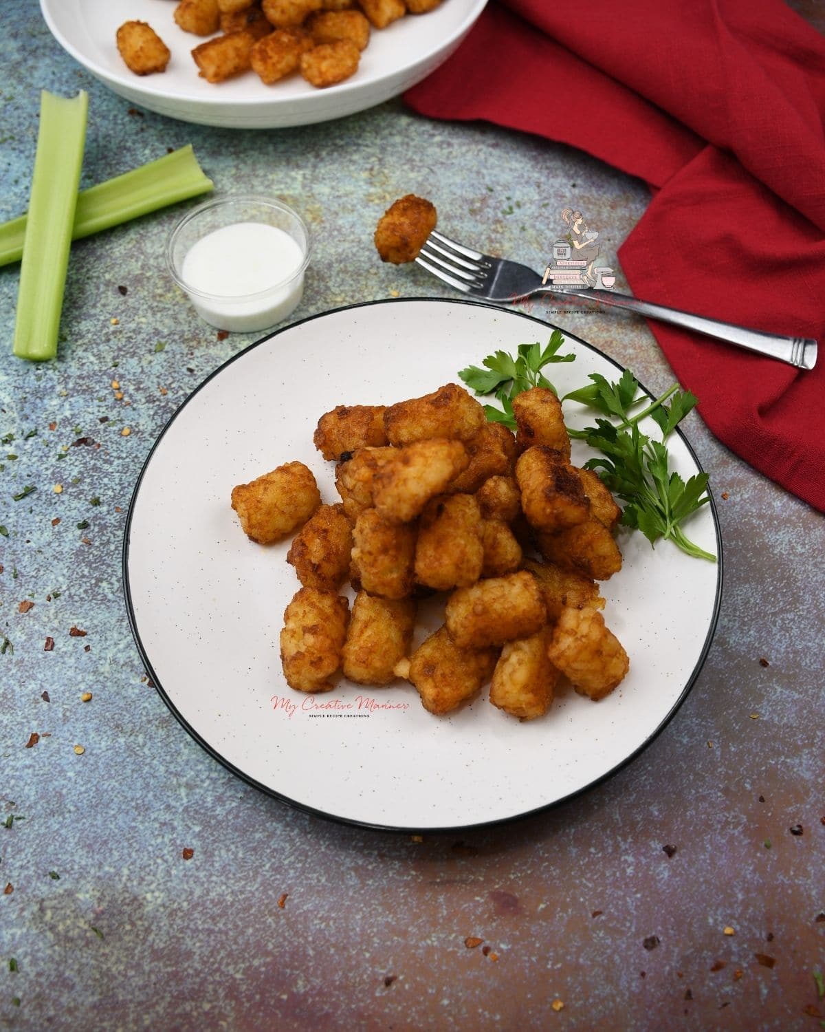 Buffalo Tater Tots - My Creative Manner