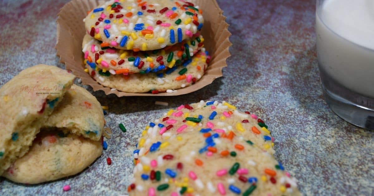 Funfetti Sugar Cookies - My Creative Manner