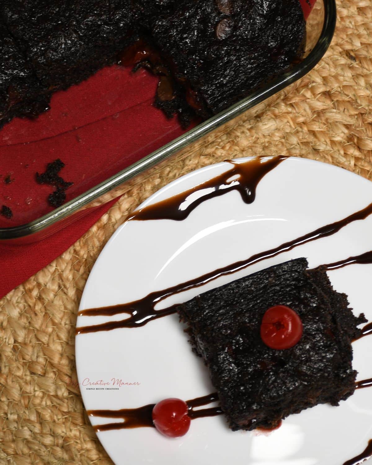 Easy 3 Ingredient Cherry Brownies Recipe