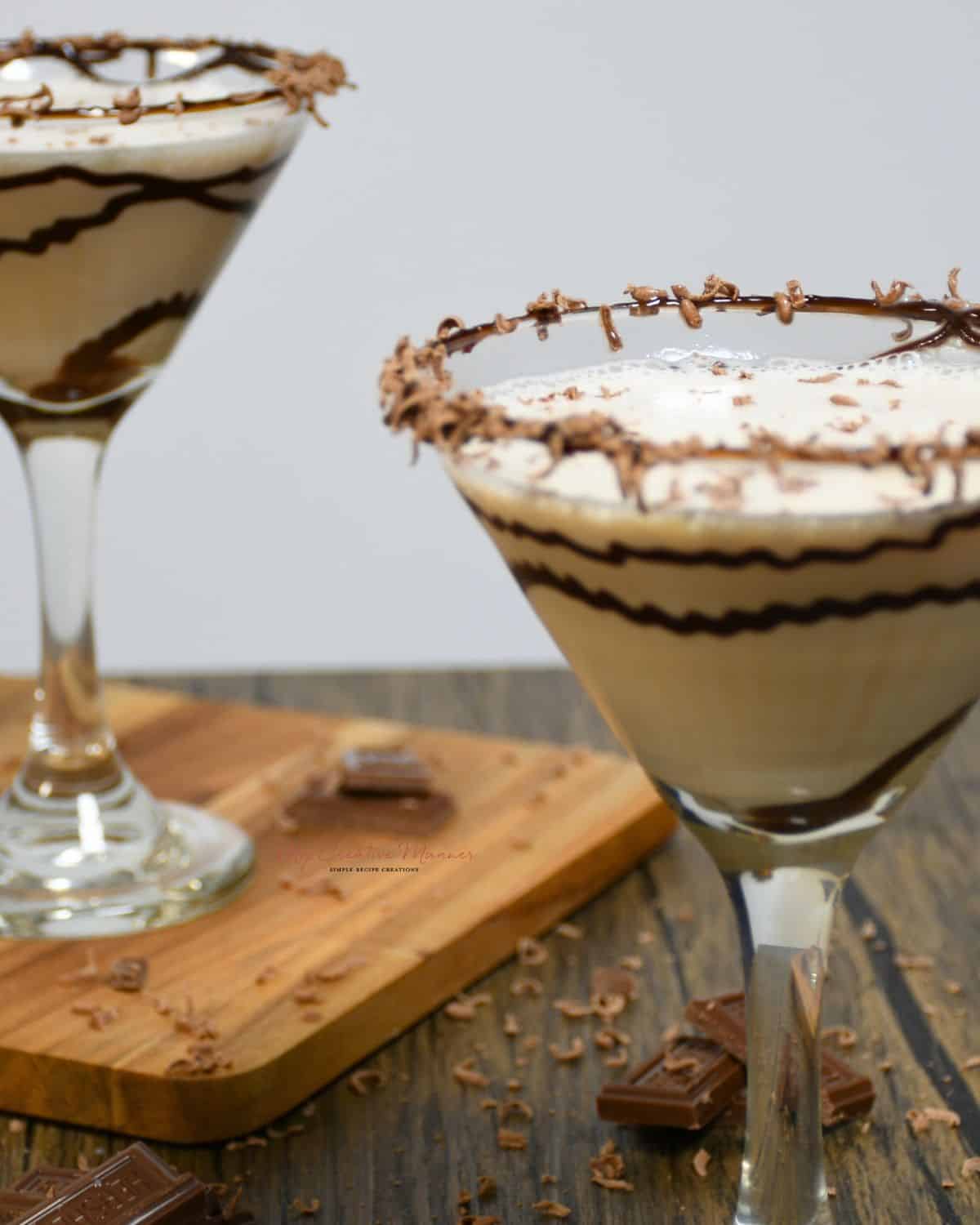 Easy Chocolate Martini Cocktail