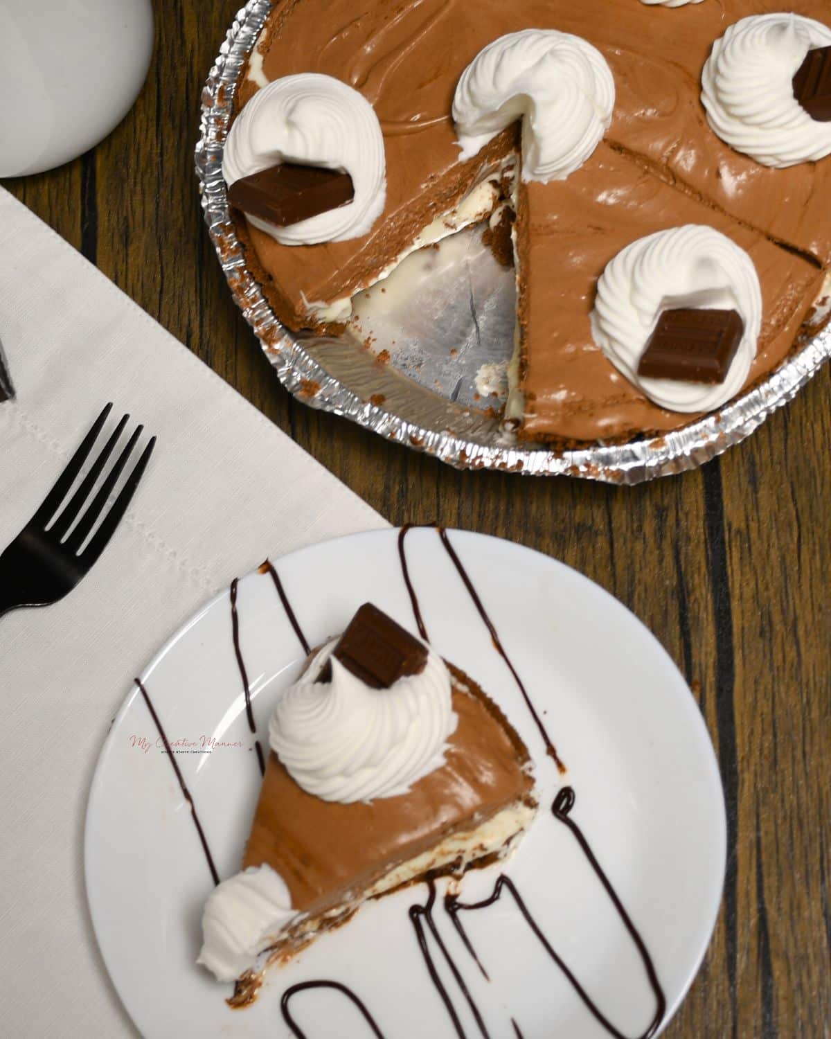 Chocolate Hershey Pie Recipe