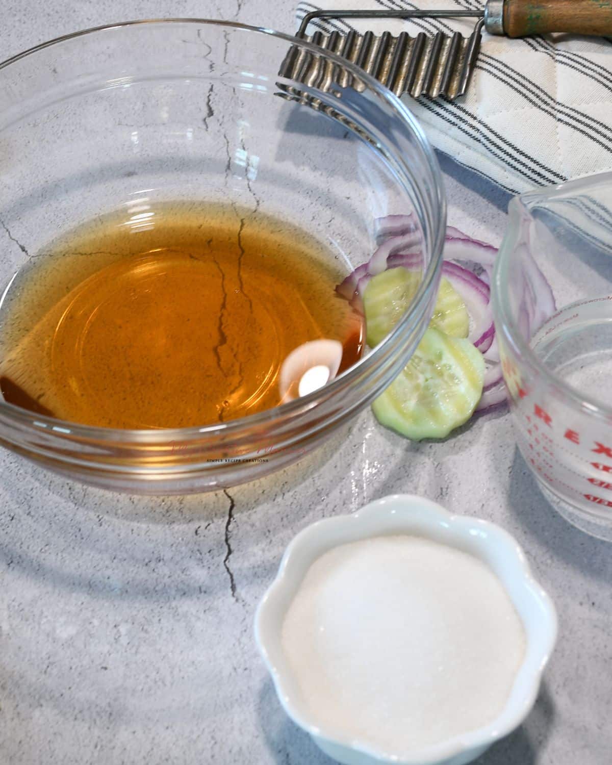 Quick Marinated Cucumber Salad Recipe