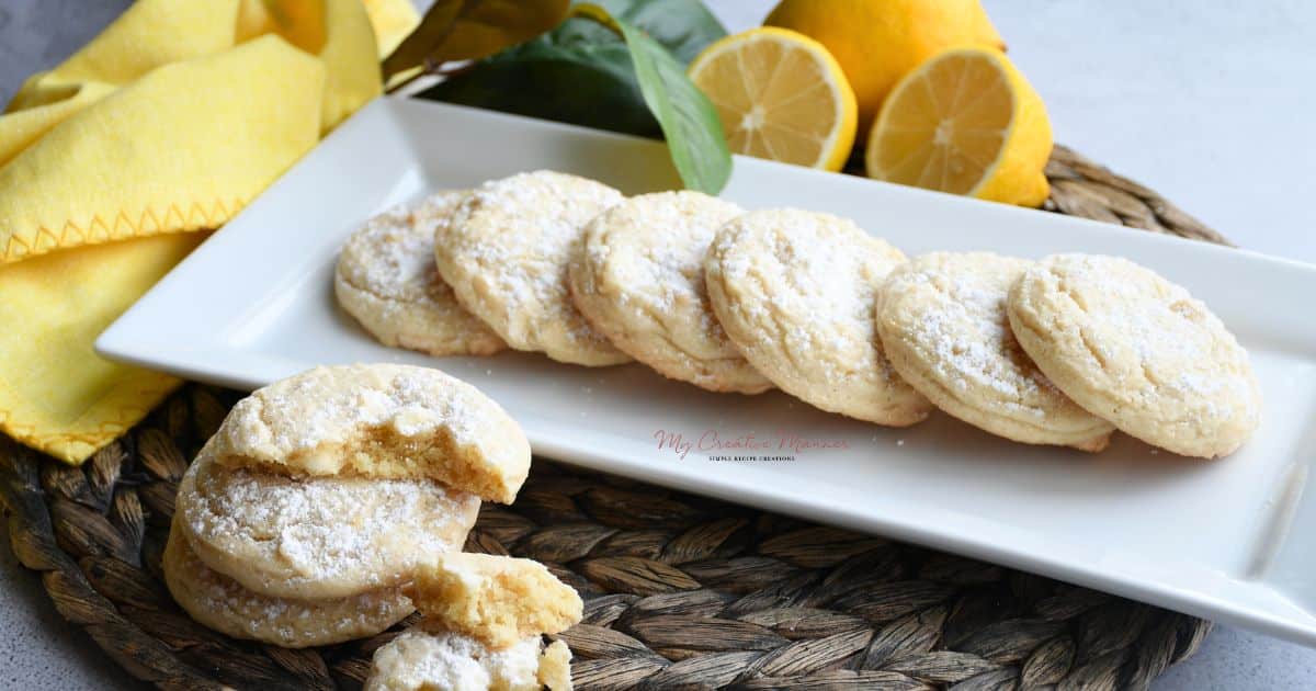 Copycat Panera Lemon Drop Cookie Recipe - My Creative Manner