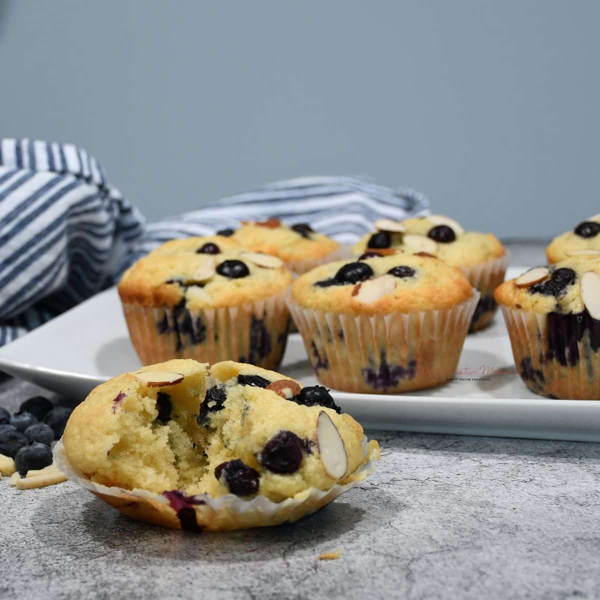 Easy Homemade Almond Blueberry Muffins - My Creative Manner