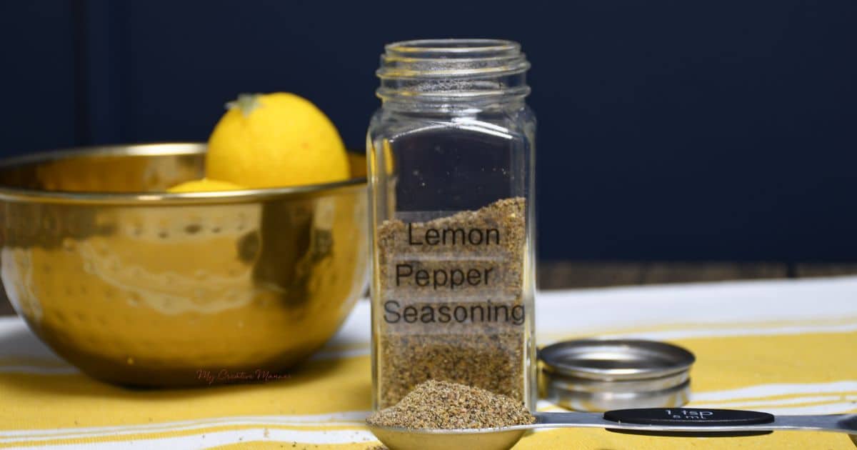 Lemon Pepper Seasoning Recipe - My Creative Manner
